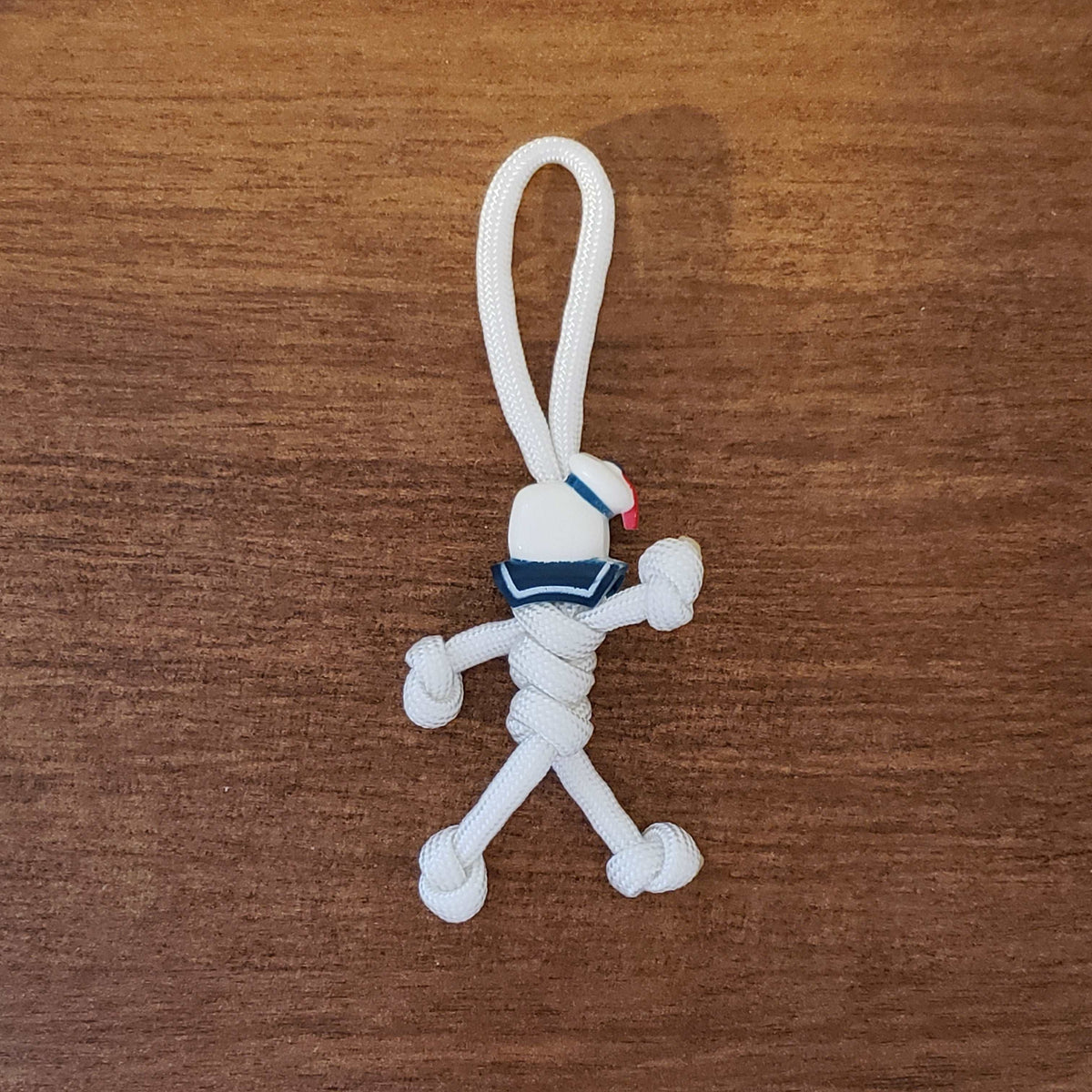 80s Ghost Marshmallow | Insanely Paracord | Paracord Pal Key Fobs