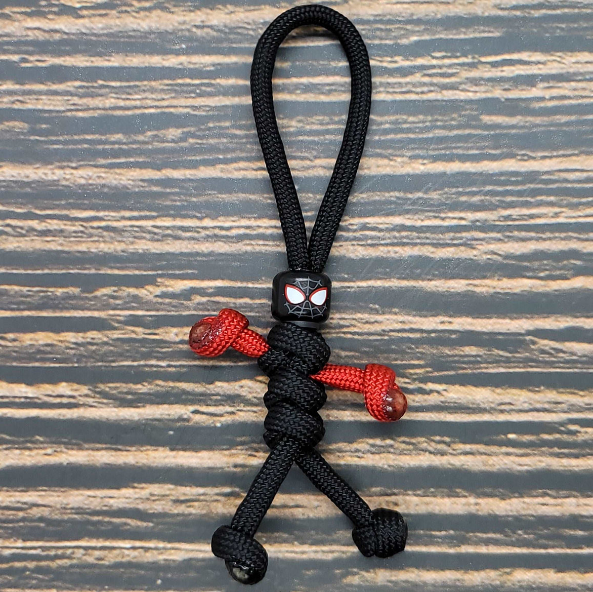 Spider Super Hero Paracord Pal Keychain