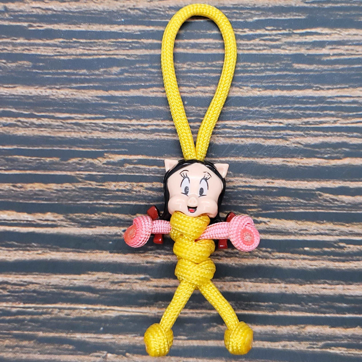 Female Pig Silly Toons | Insanely Paracord | Paracord Pal Key Fobs