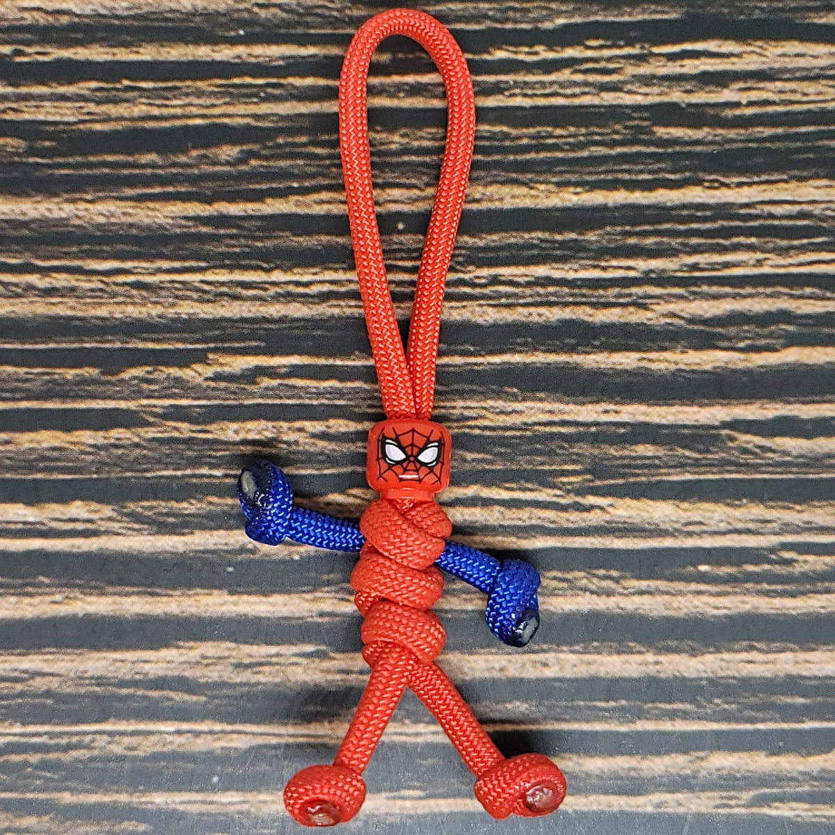Spider Super Hero Keychain - Handmade