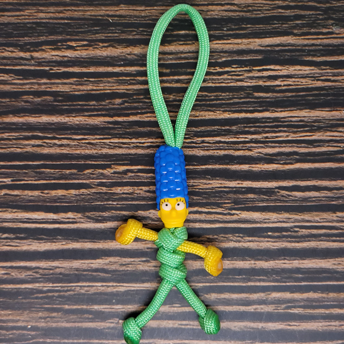 Yellow Cartoon Mom | Insanely Paracord | Paracord Pal Key Fobs